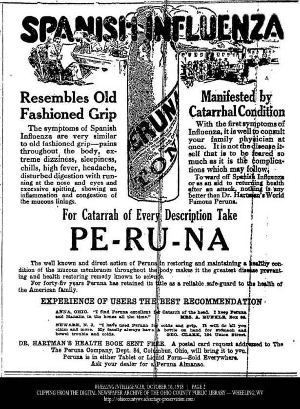 Unconventional Treatments Were Attempted During Spanish Flu Pandemic ...
